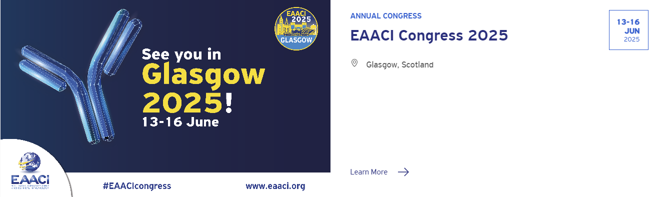EAACI Congress 2025 - Slovenská spoločnosť alergológie a klinickej ...